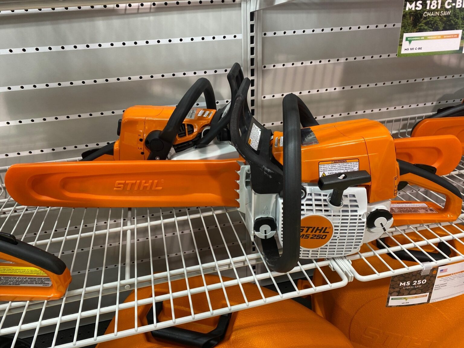 เลื่อยยนต์ STIHL MS250 เครื่อง 3.1HP บาร์ 18" (พร้อมทะเบียน)